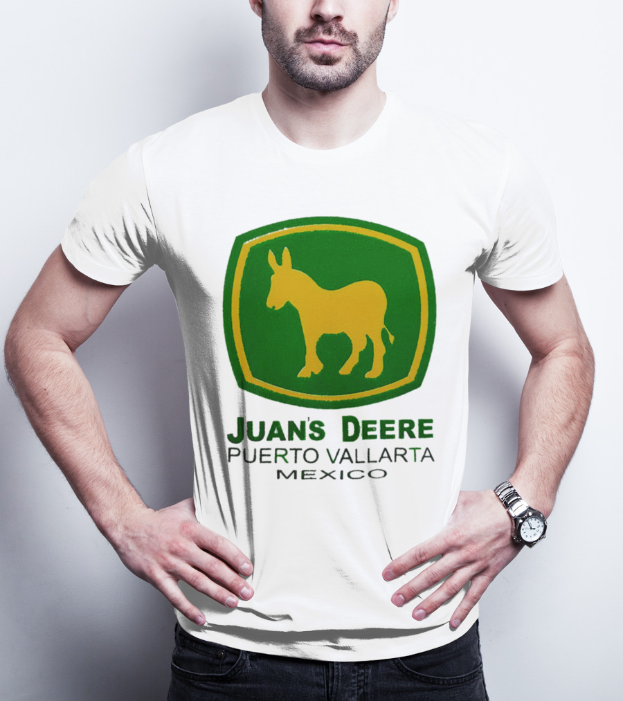 Juans Deere Puerto Vallarta Mexico Donkey T-Shirt