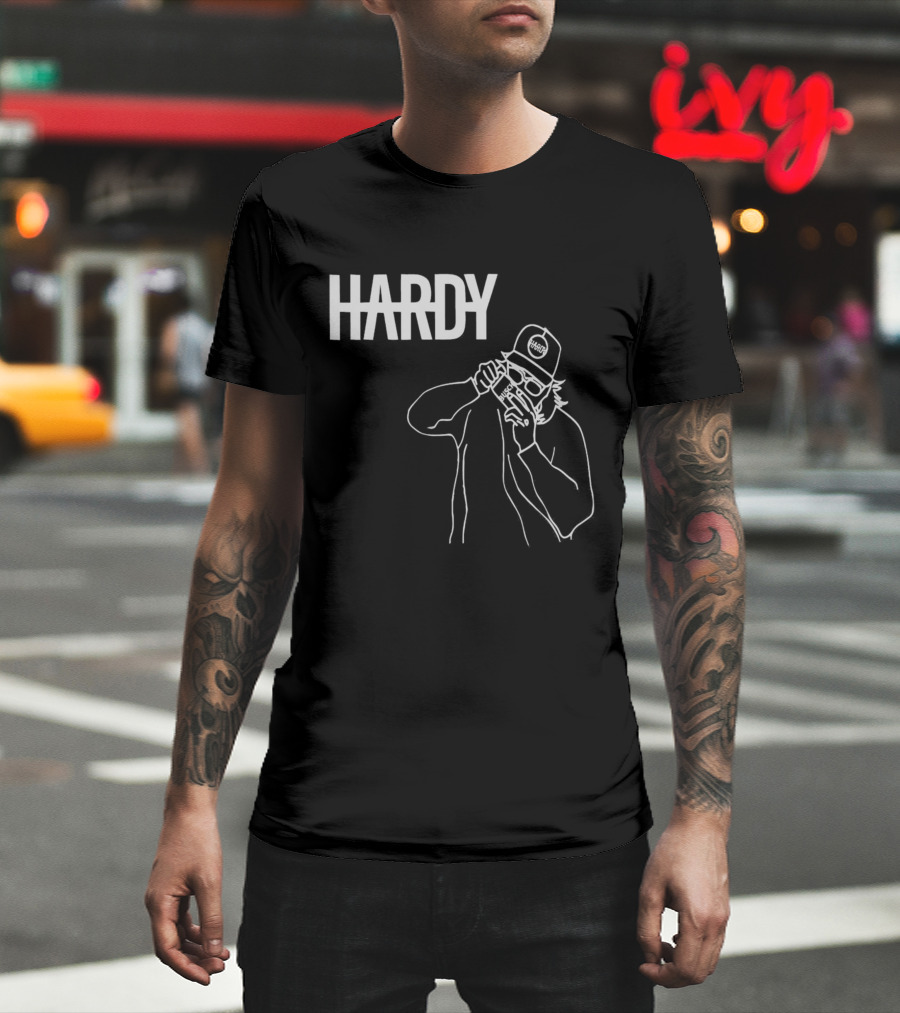 HARDY Country Music Vintage Camera Line T-Shirt