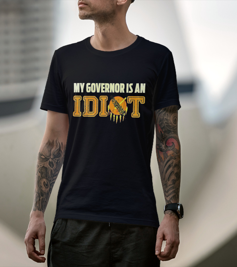 My Governor Is An Idiot Oklahoma Native American Symbolism T-Shirt