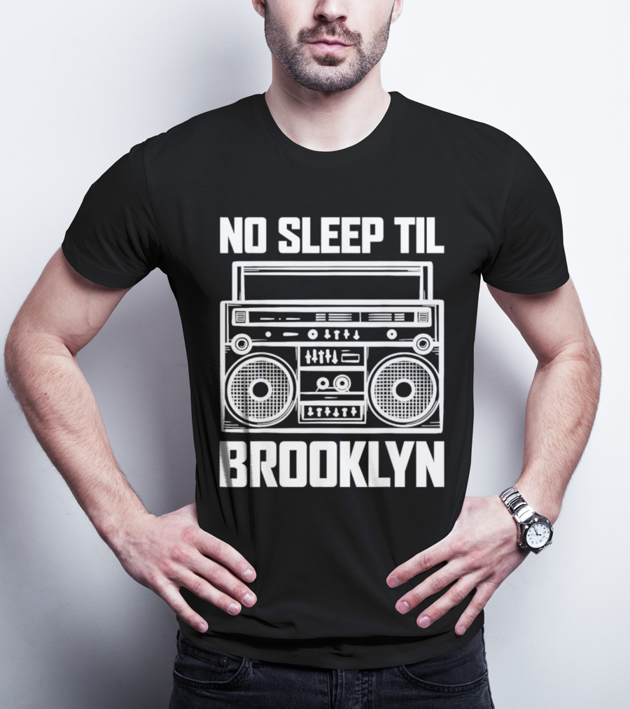No Sleep Til Brooklyn Boombox T-Shirt