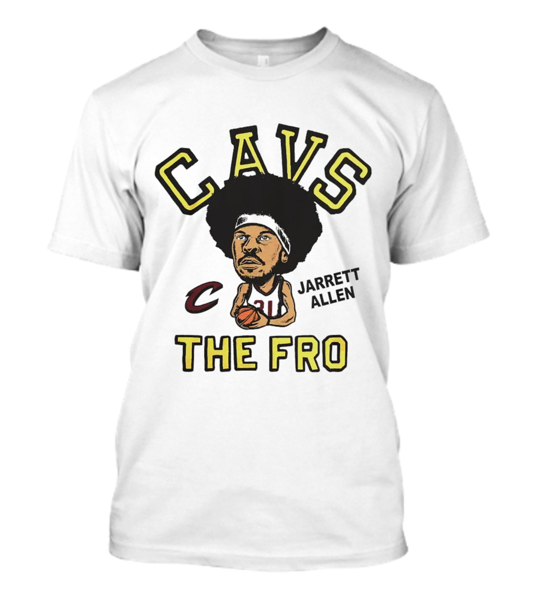 Cavs Jarrett Allen C The Fro T-Shirt