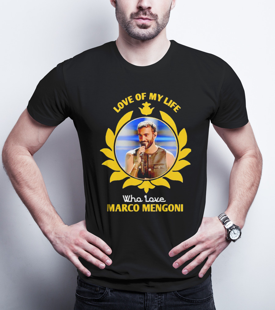 Love Of My Life Who Love Marco Mengoni Iconic T-Shirt