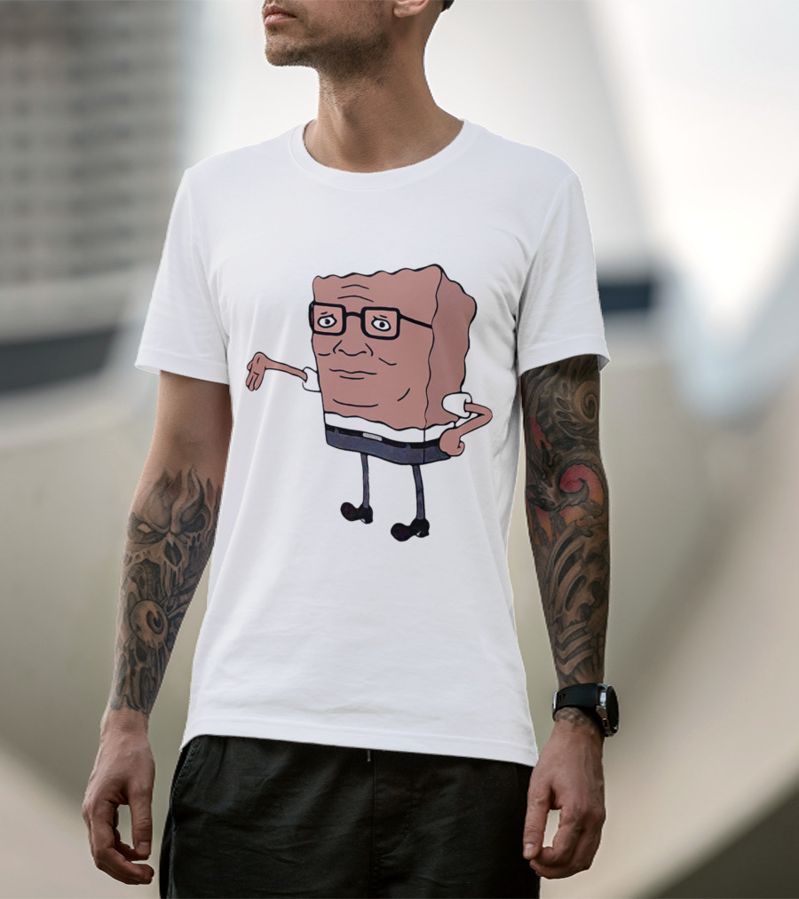 Damnit Spongebobby Meme Mashup With Glasses T-Shirt