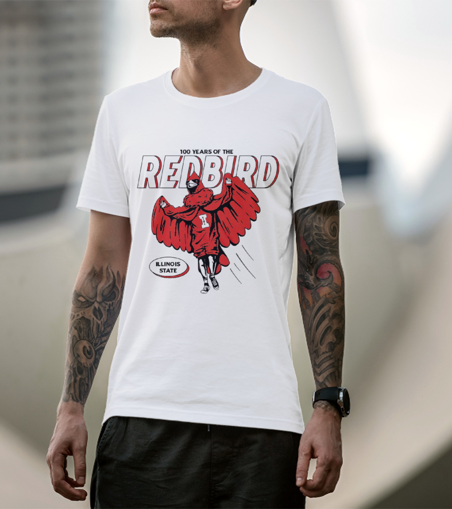 Illinois State Redbird 100 Years Of The Redbird T-Shirt