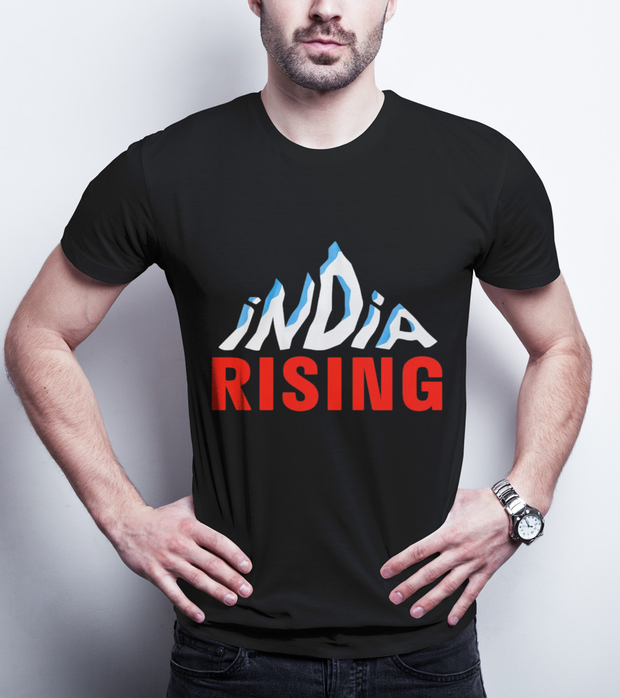 India Rising Mountain Peaks Alps T-Shirt