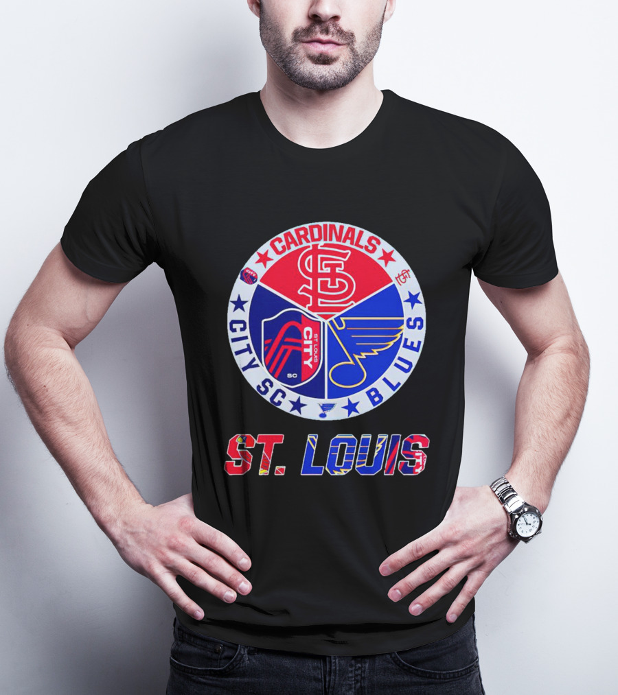 ST Louis Cardinals City SC Blues T-Shirt