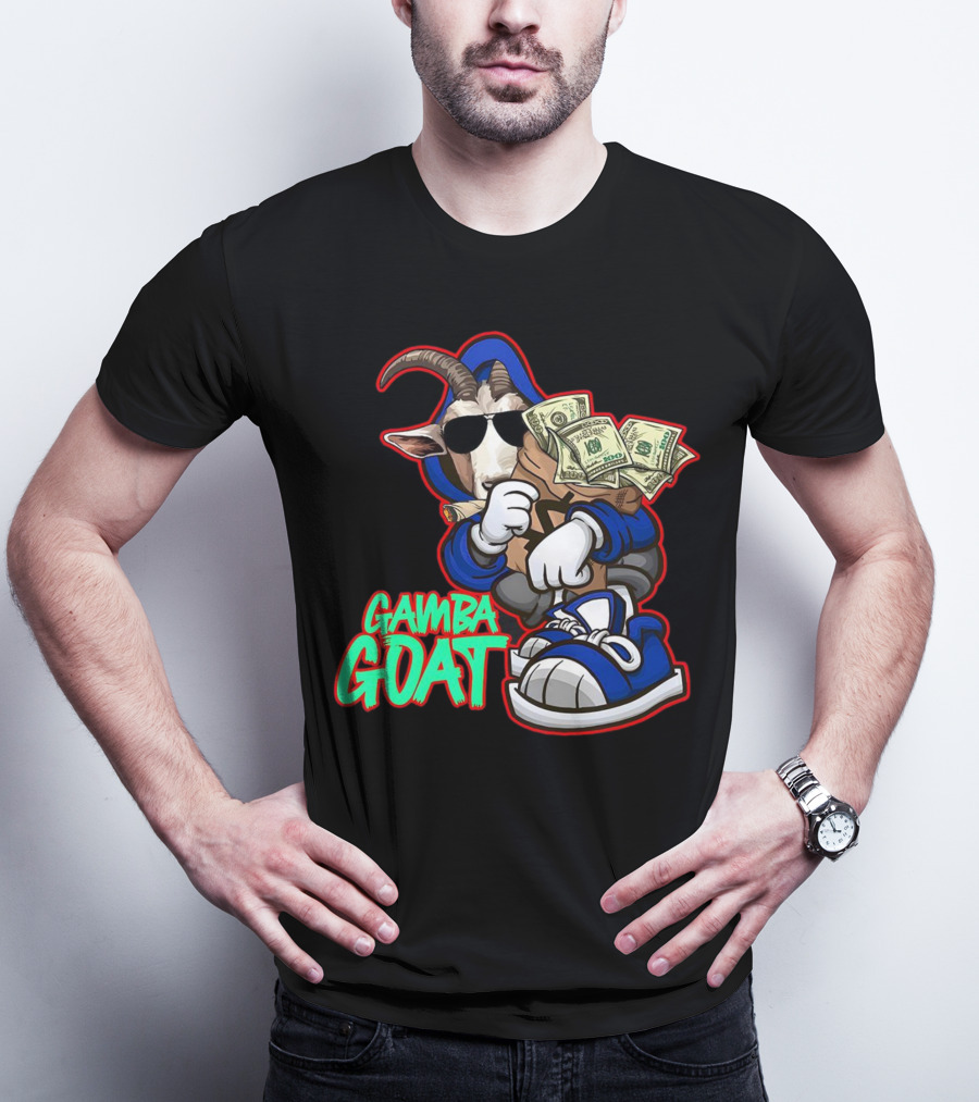 Gamba Goat Hoodie Sunglasses Money Sneakers T-Shirt