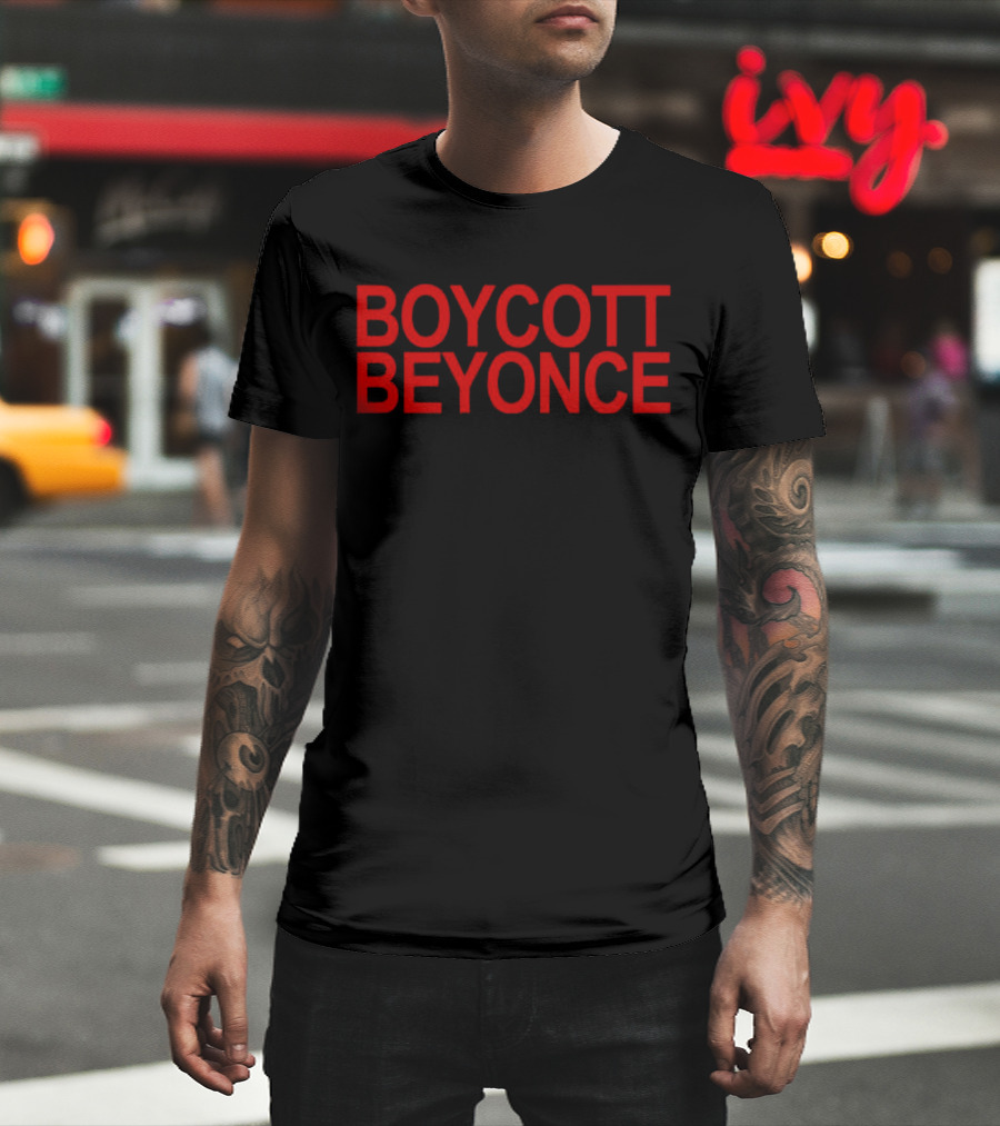 Boycott Beyonce Formation World Tour T-Shirt