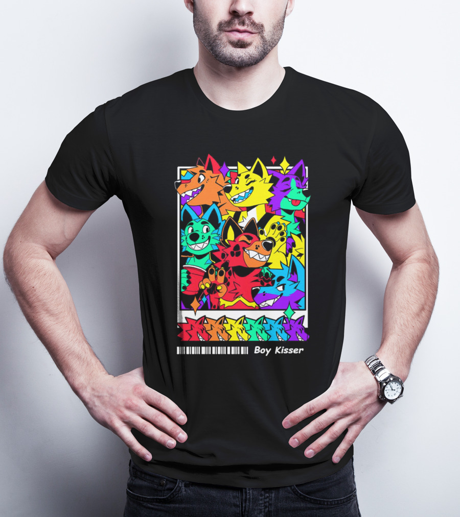 New Leaked Colorful Boy Kisser Fox Pack T-Shirt