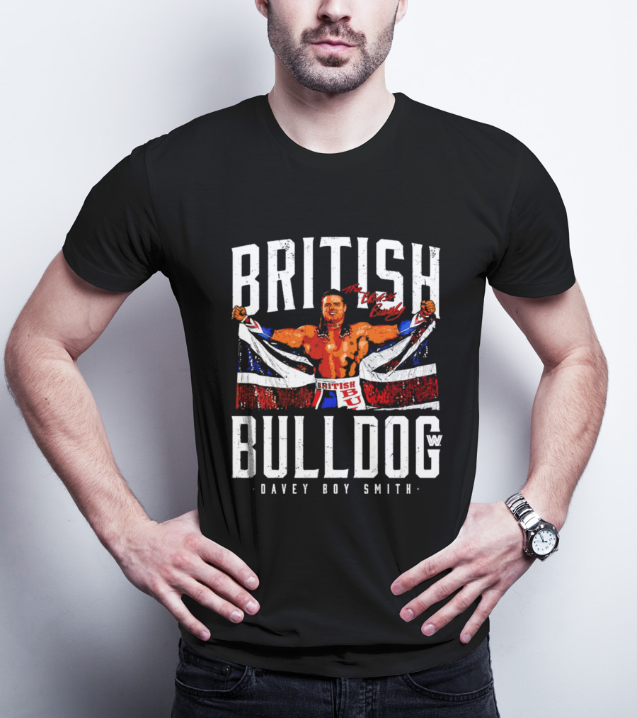 British Bulldog The British Beauty Davey Boy Smith WWE T-Shirt
