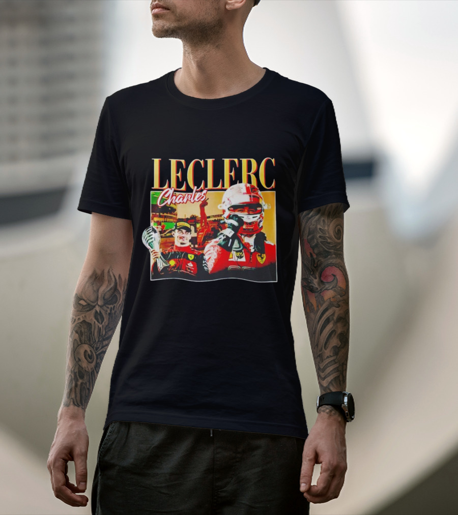 Leclerc Charles Racing Victory Celebration Legends T-Shirt