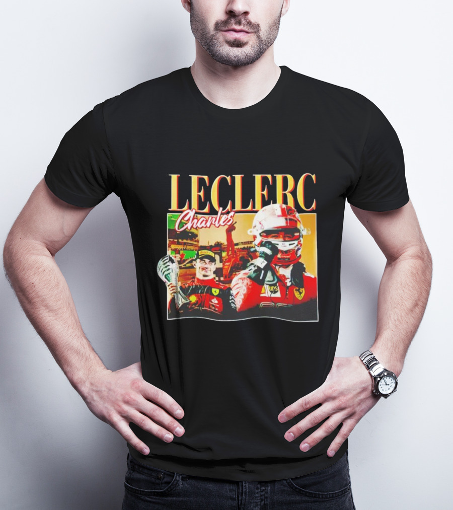 Leclerc Charles Racing Victory Celebration Legends T-Shirt