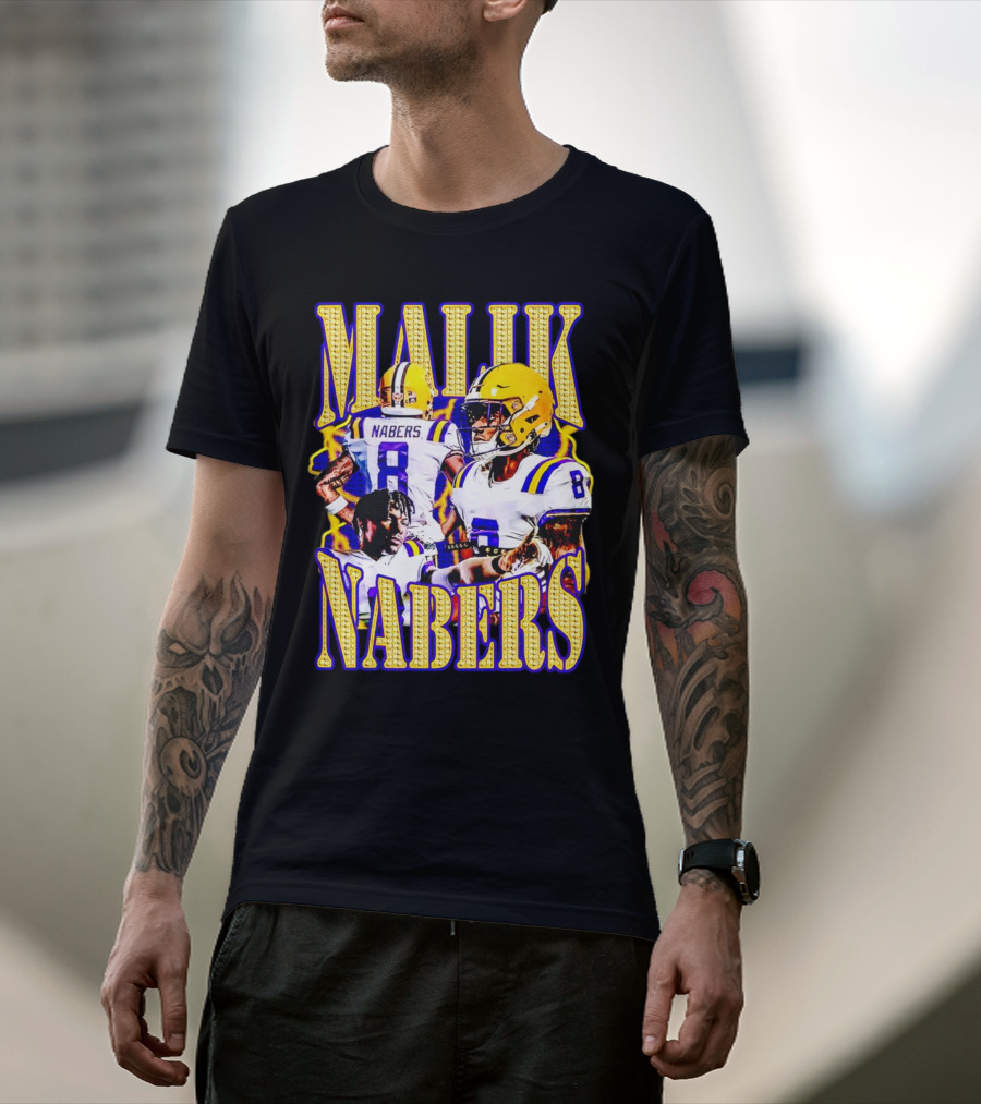 Malik Nabers LSU Tigers Football T-Shirt
