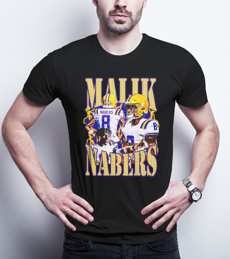 Malik Nabers LSU Tigers Football T-Shirt
