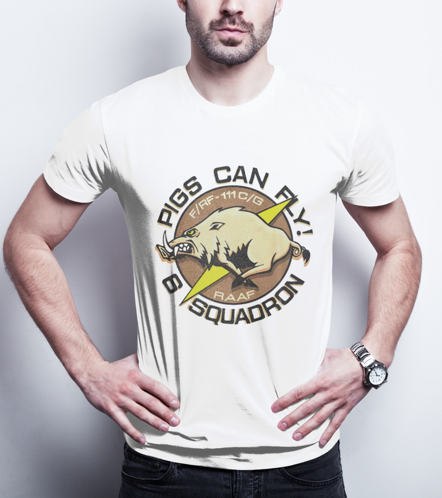 Pigs Can Fly F/FB-111C/G RAAF Squadron T-Shirt