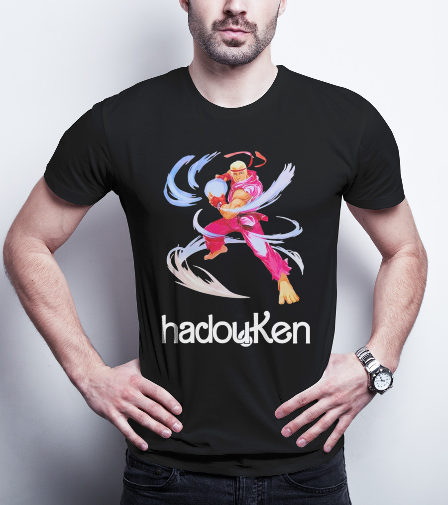 Barbie Hadou Ken Fighter Moves Hadouken T-Shirt