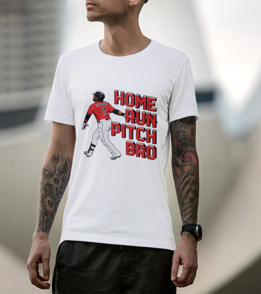 Jose Ramirez 11 Home Run Pitch Bro T-Shirt