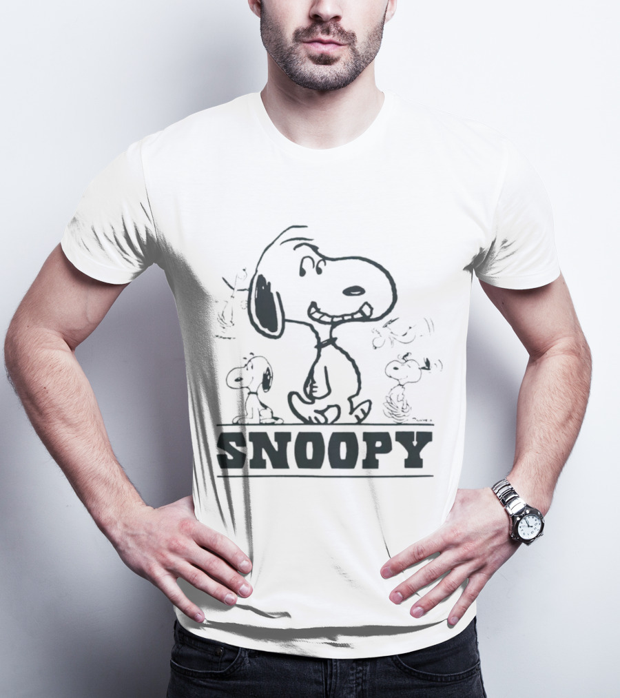 Peanuts Snoopy Sketch Montage T-Shirt