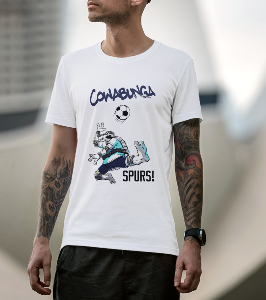 Cowabunga Soccer Spurs X Teenage Mutant Ninja Turtles T-Shirt
