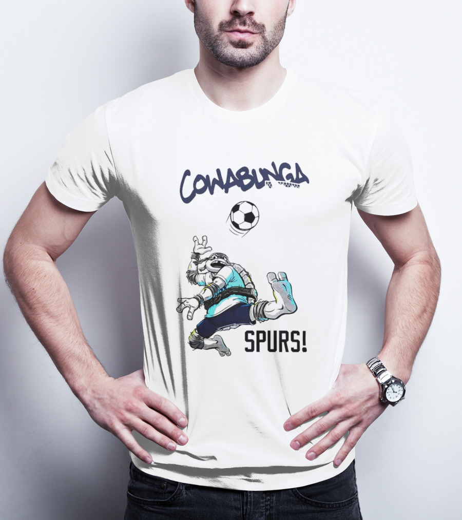 Cowabunga Soccer Spurs X Teenage Mutant Ninja Turtles T-Shirt