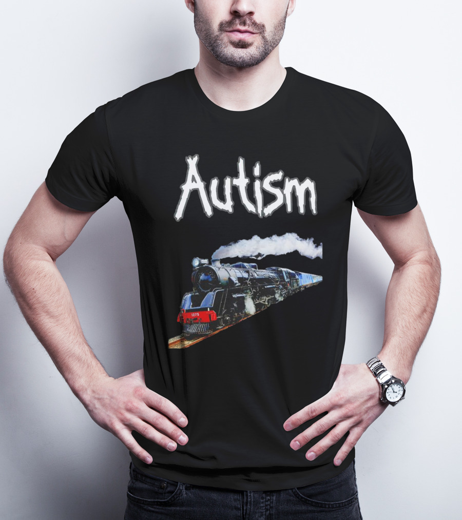 Autism Locomotive Journey 1275 Steam Engine T-Shirt