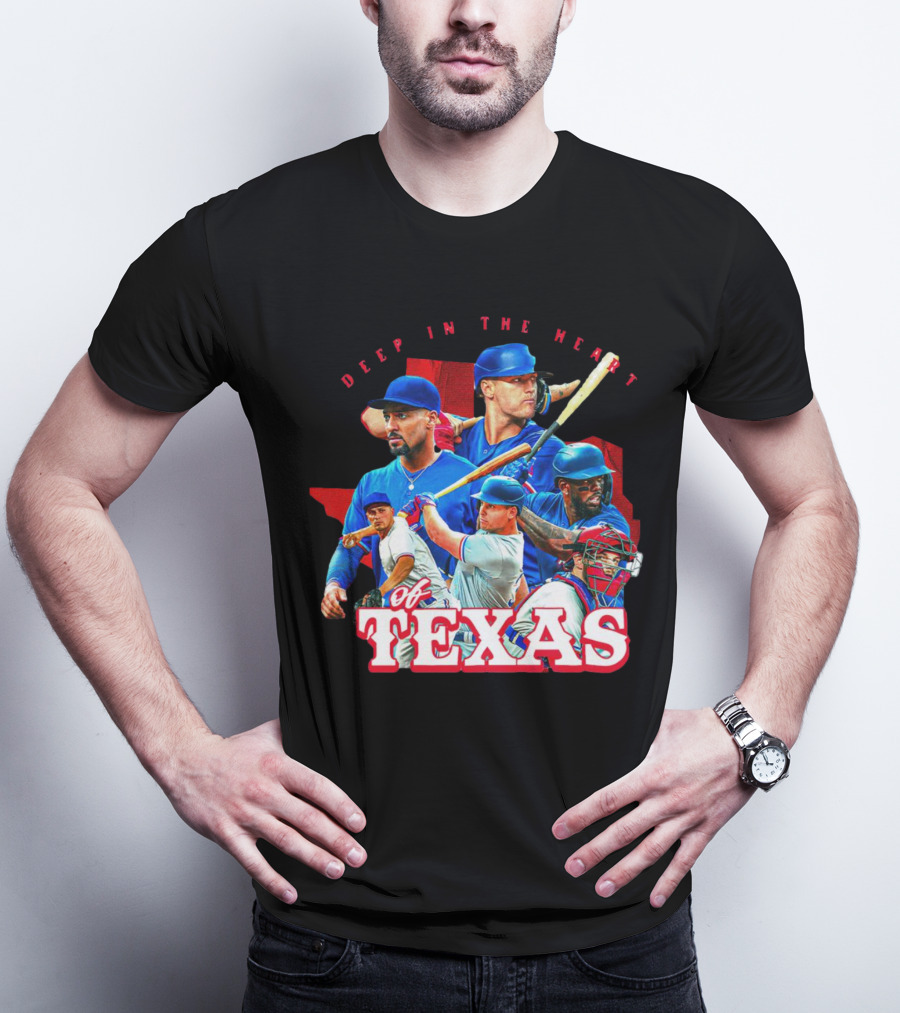 Deep In The Heart Of Texas Baseball T-Shirt