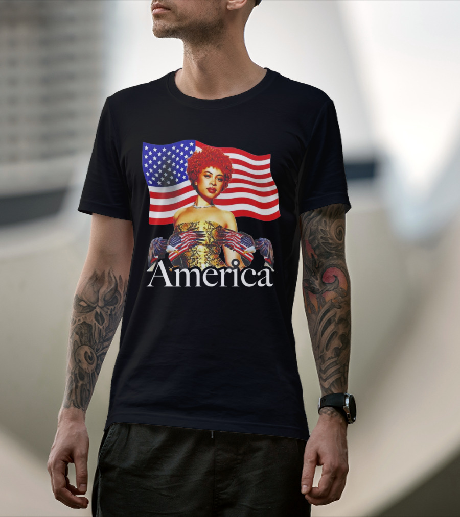 Ice Spice America United States Flag T-Shirt