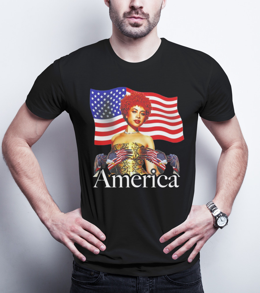 Ice Spice America United States Flag T-Shirt