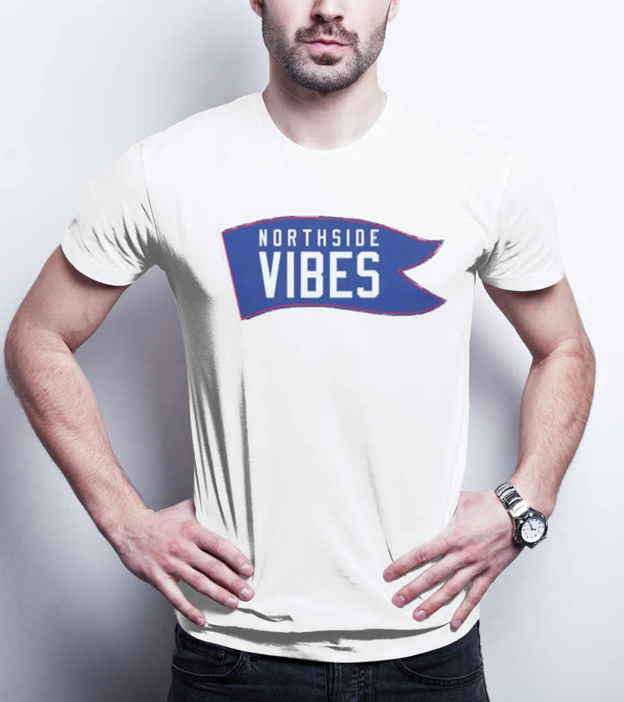 Northside Vibes Blue Flag Banner T-Shirt