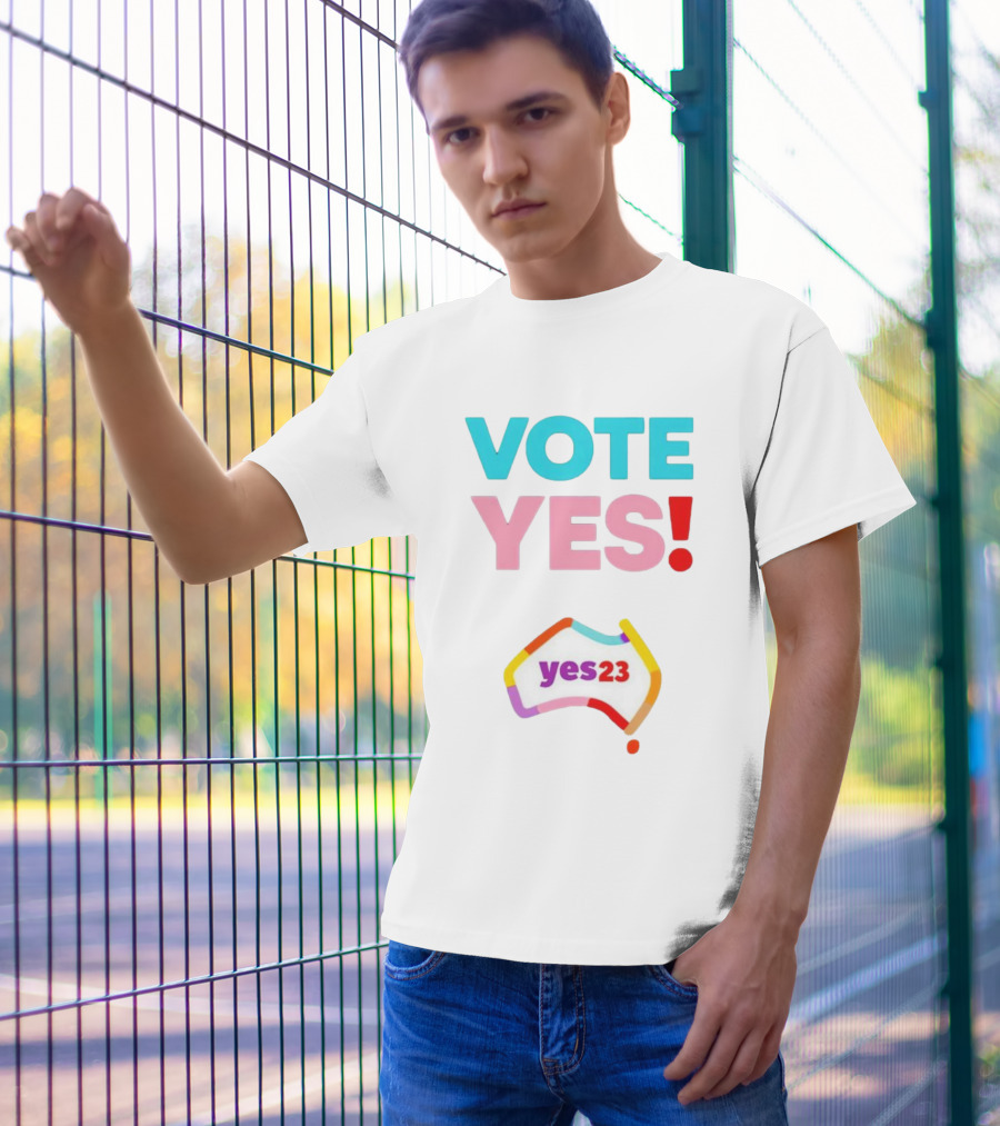 Vote Yes Yes23 Australia Map T-Shirt