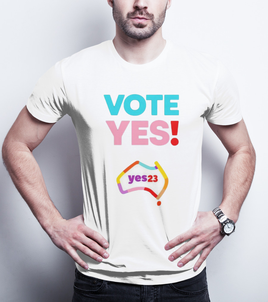 Vote Yes Yes23 Australia Map T-Shirt