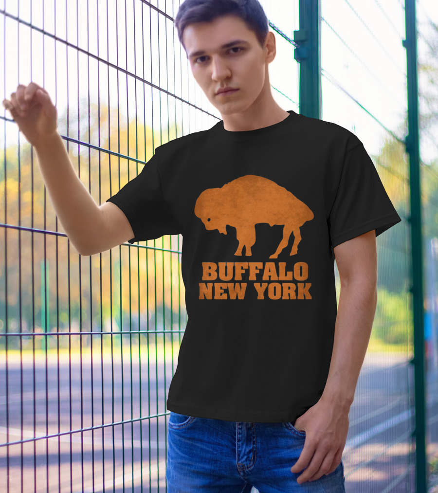 Buffalo New York Bold Orange Buffalo T-Shirt