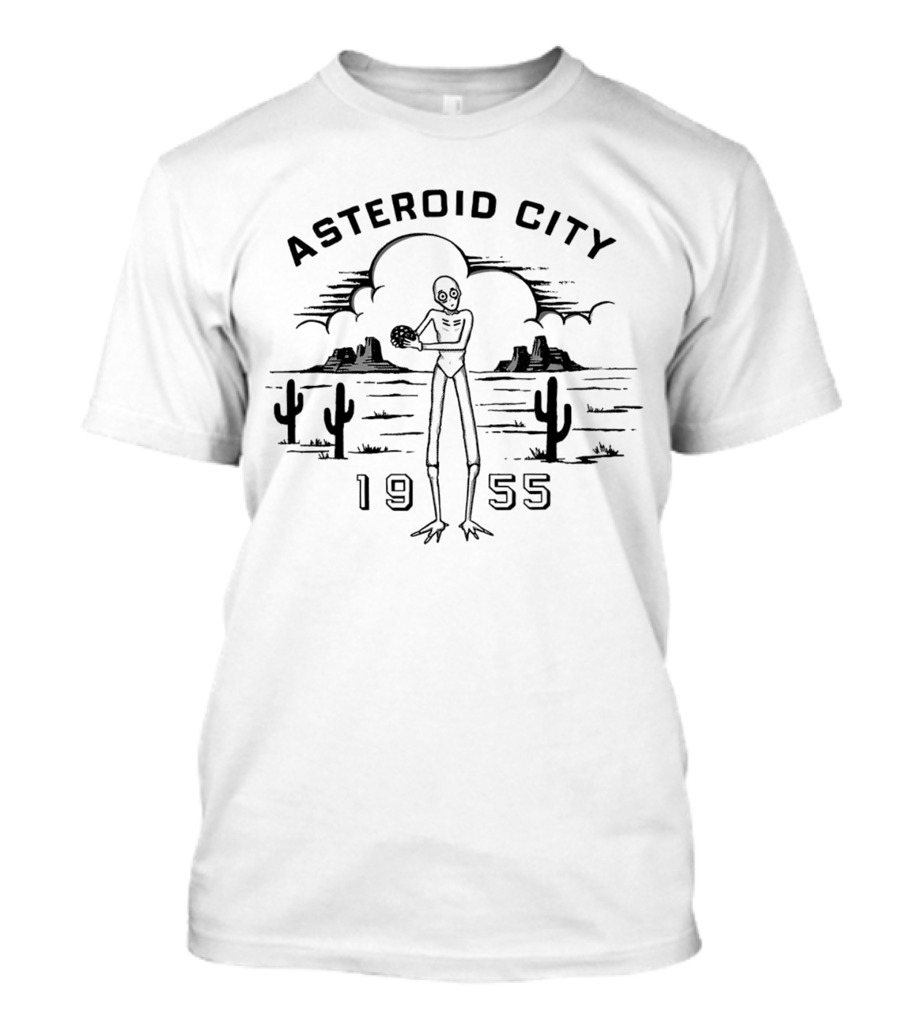 Asteroid City 1955 Alien Desert Scene Century City In LA This Weekend T-Shirt