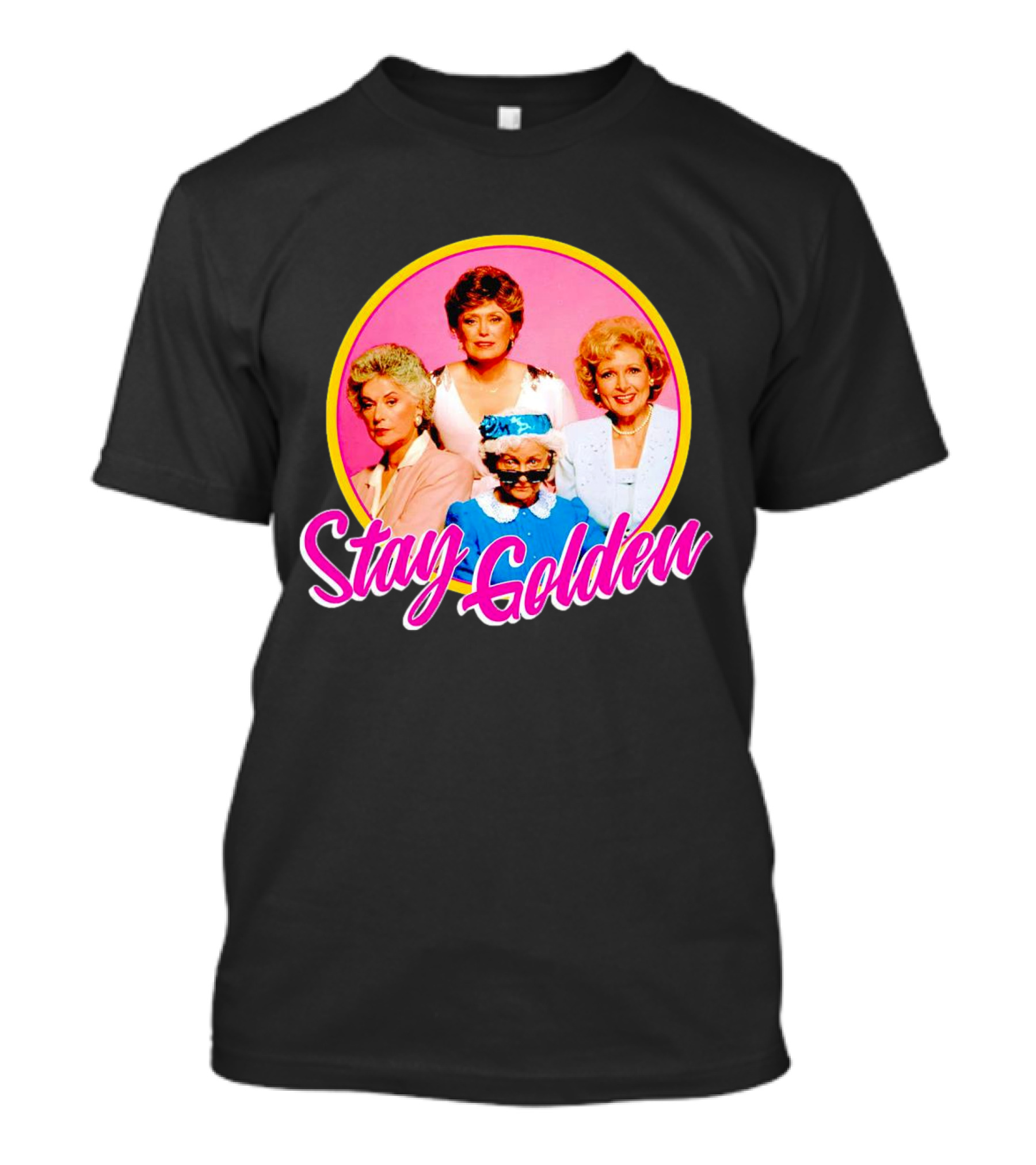 Golden Girls Character Group Circle Stay Golden T-Shirt