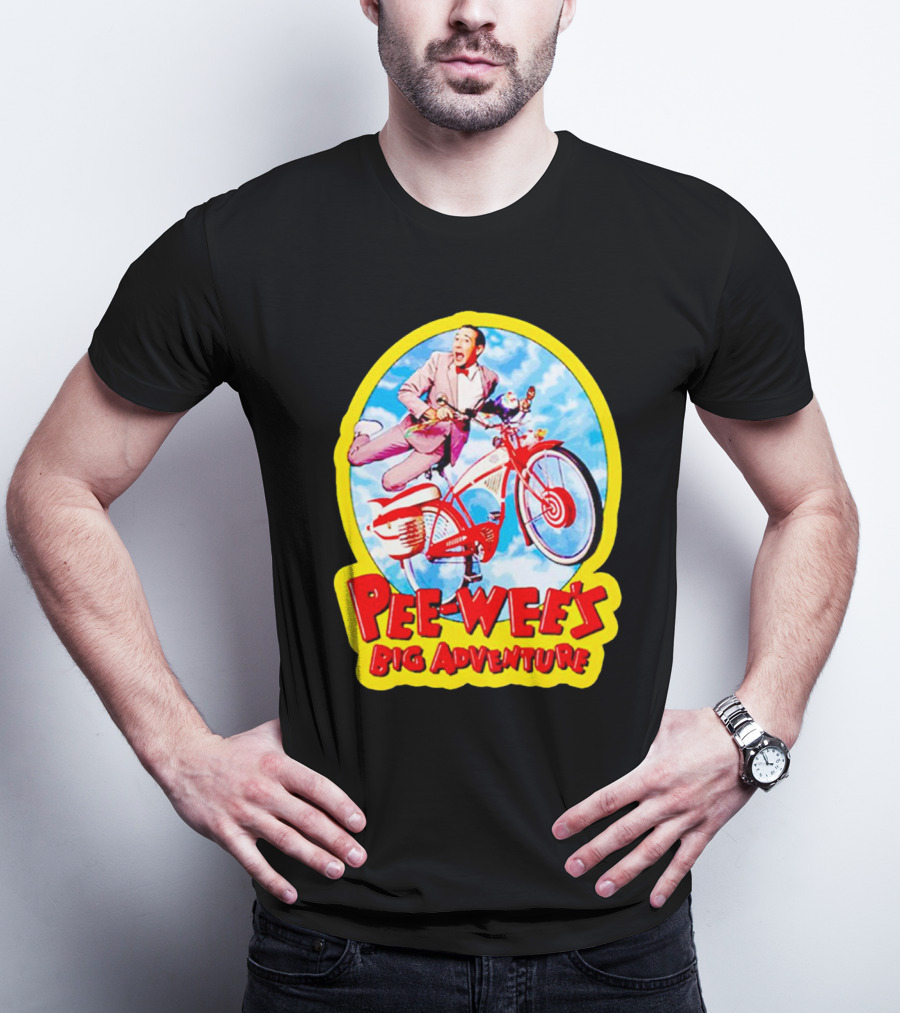 Pee Wee's Big Adventure Comedy Large Marge Bike Scene T-Shirt