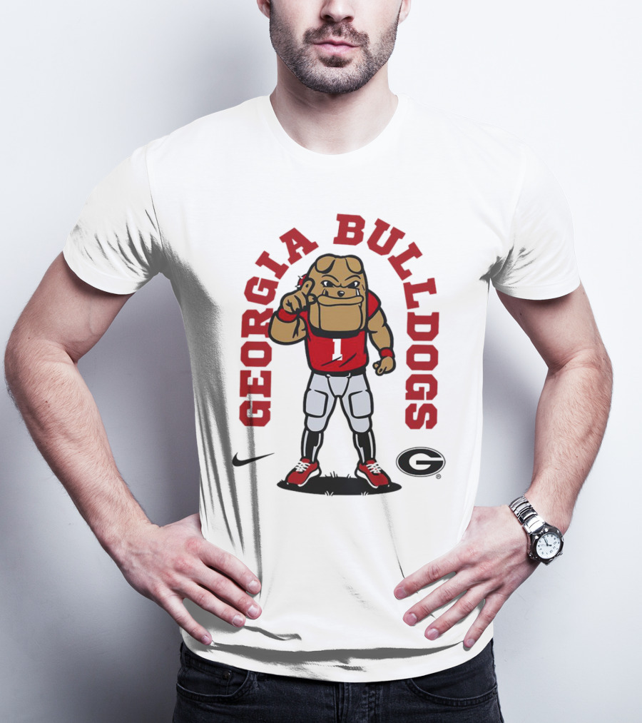 Georgia Bulldogs Mascot Athletic Bulldog T-Shirt