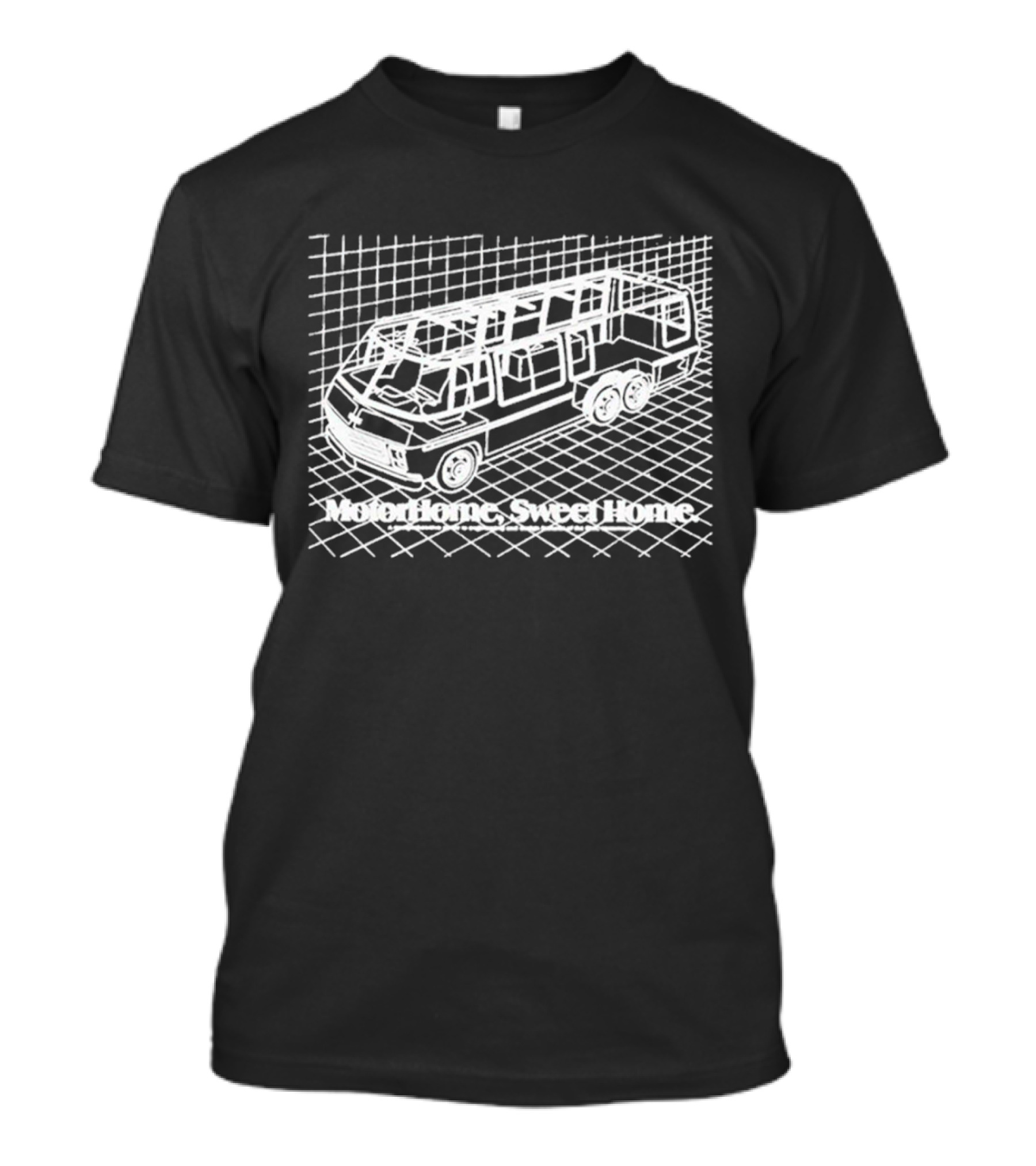 Motorhome Sweet Home Breaking Bad RV Blueprint T-Shirt