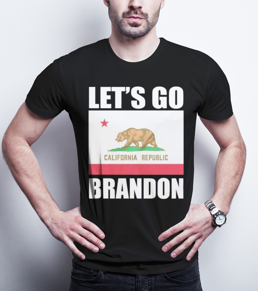 LET’S GO BRANDON CALIFORNIA REPUBLIC FLAG T-Shirt