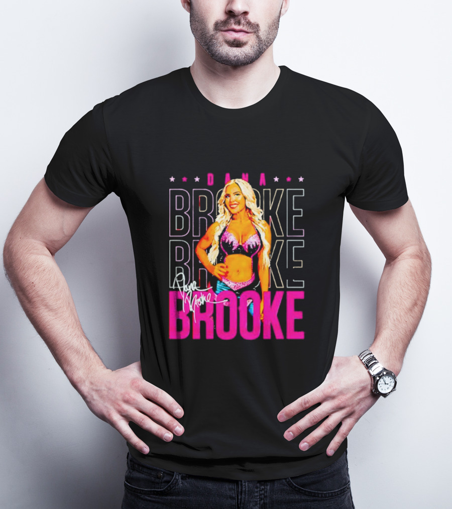 Dana Brooke Signature Name Repeat T-Shirt