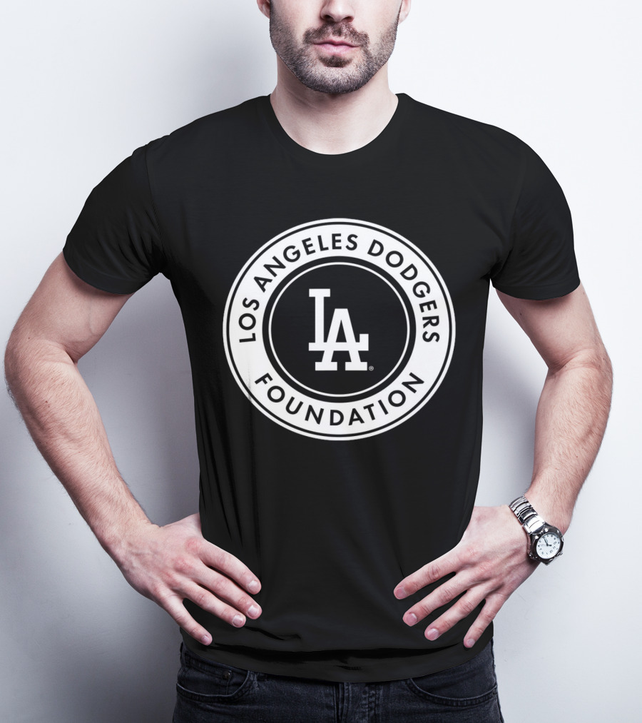 Los Angeles Dodgers Foundation LA Circle T-Shirt