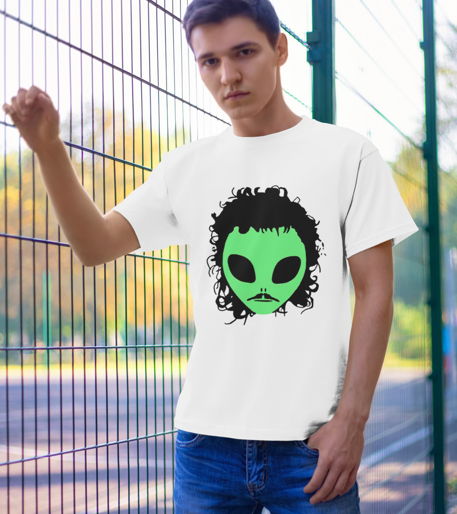 Kurtis Conner Eh Alien Green Face Black Hair T-Shirt