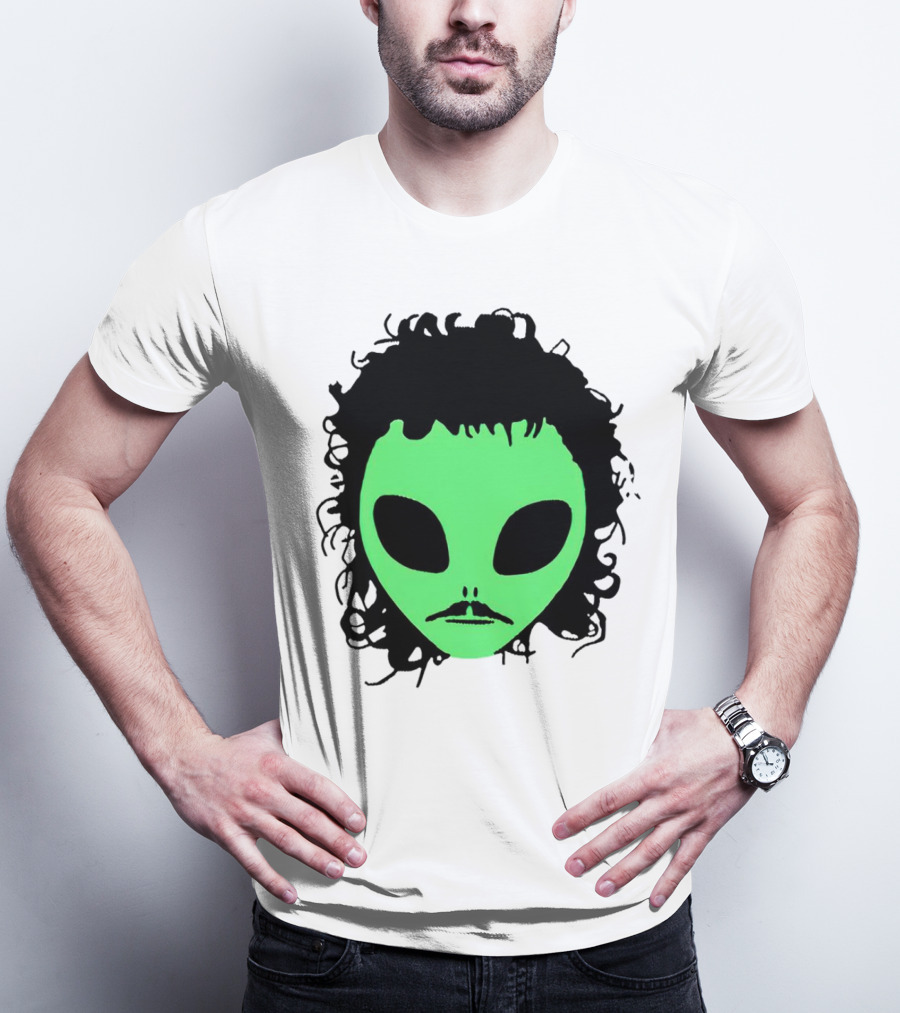 Kurtis Conner Eh Alien Green Face Black Hair T-Shirt