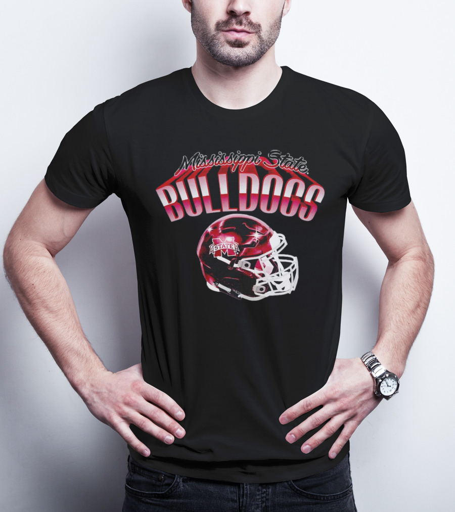 Mississippi State Bulldogs Helmet T-Shirt