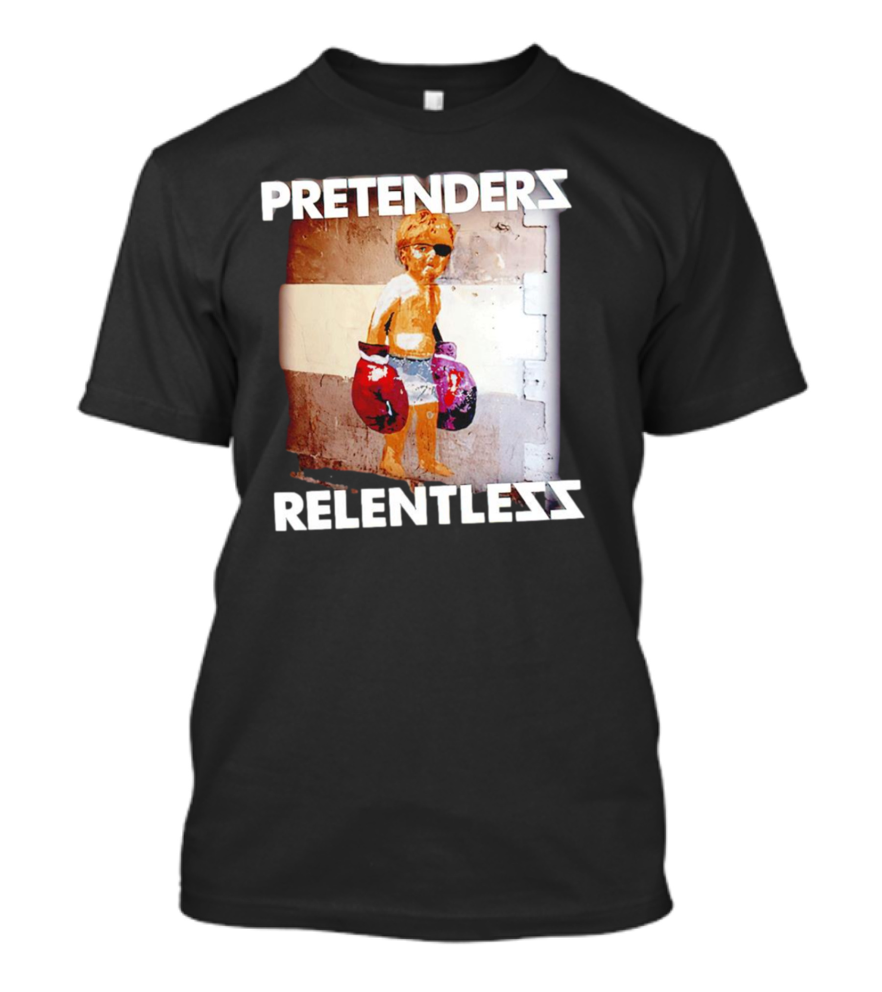 Pretenders Relentless Child Boxer Graffiti Urban T-Shirt