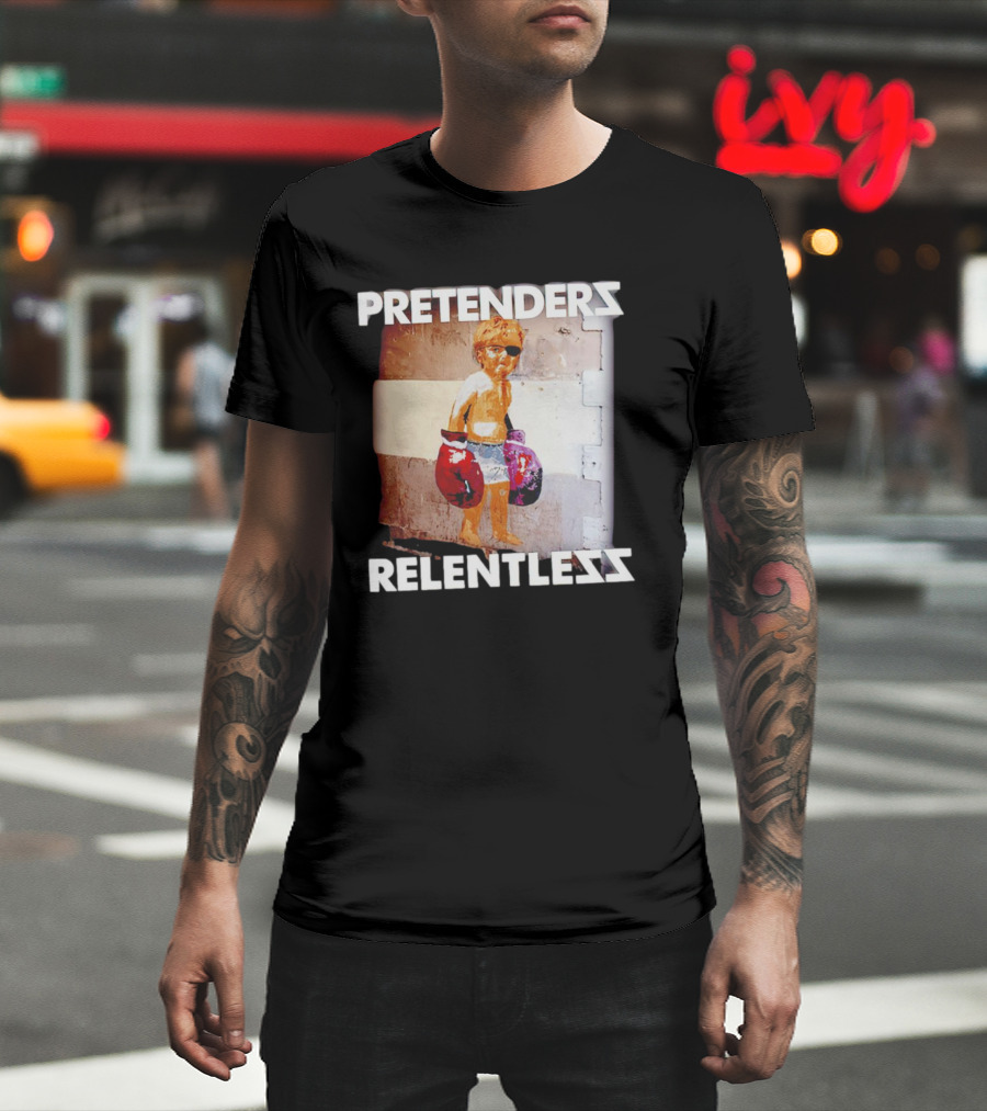 Pretenders Relentless Child Boxer Graffiti Urban T-Shirt