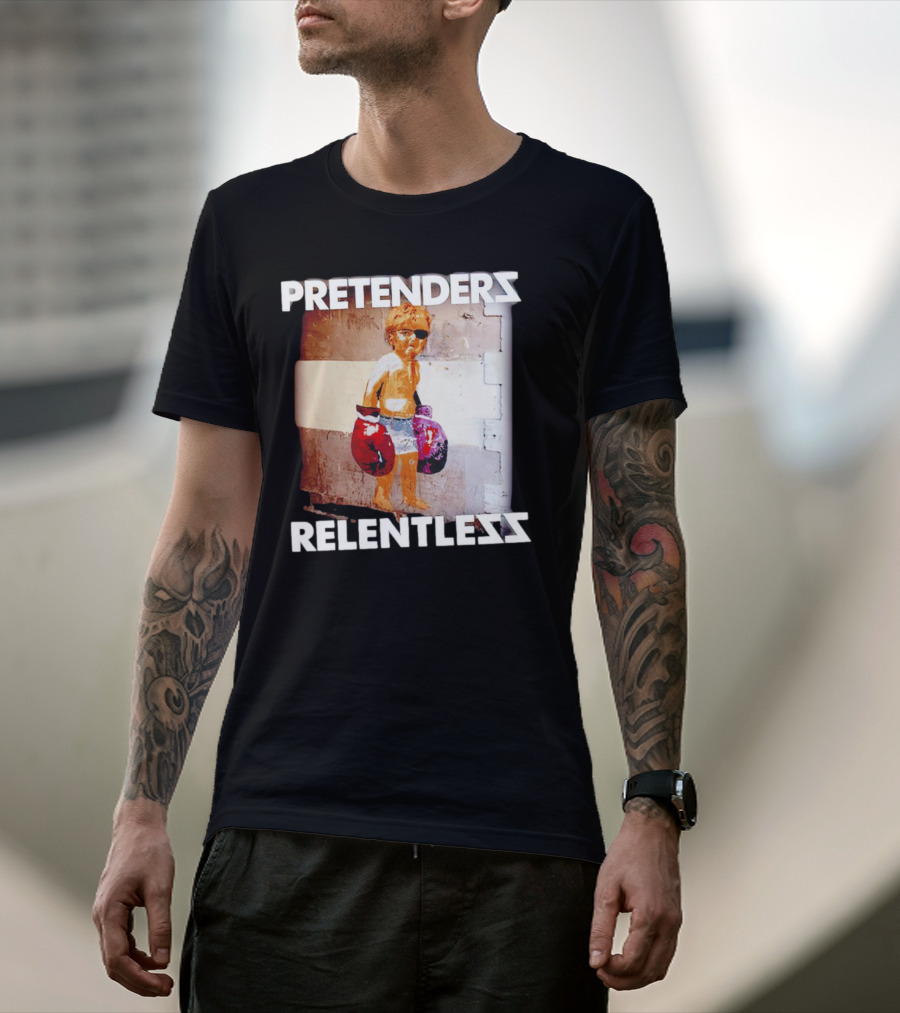 Pretenders Relentless Child Boxer Graffiti Urban T-Shirt