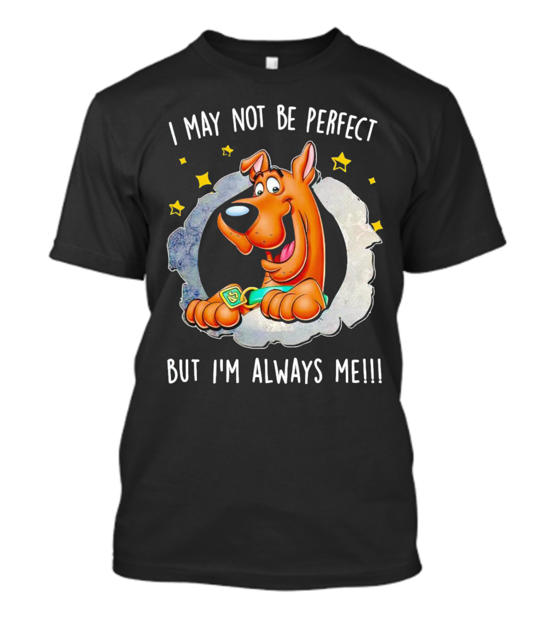 ScoobyDoo I May Not Be Perfect But I'm Always Me With Stars And Confident Pose T-Shirt