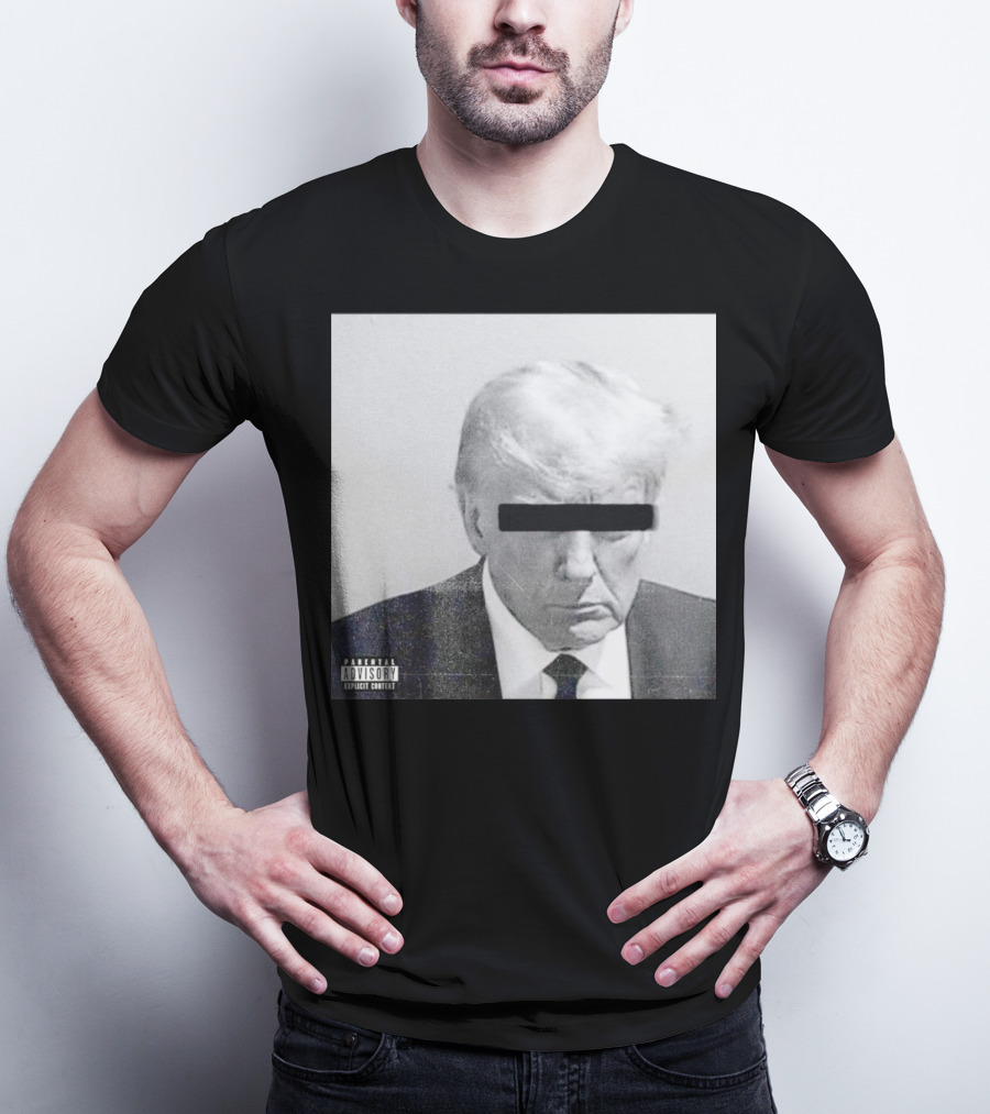 Parental Advisory Explicit Content Black Bar Over Eyes T-Shirt