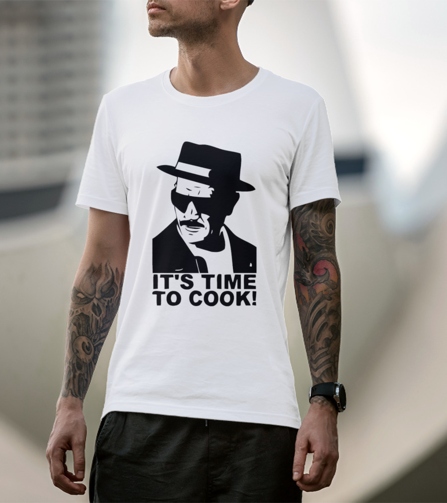 It's Time To Cook Heisenberg Silhouette Breaking Bad T-Shirt