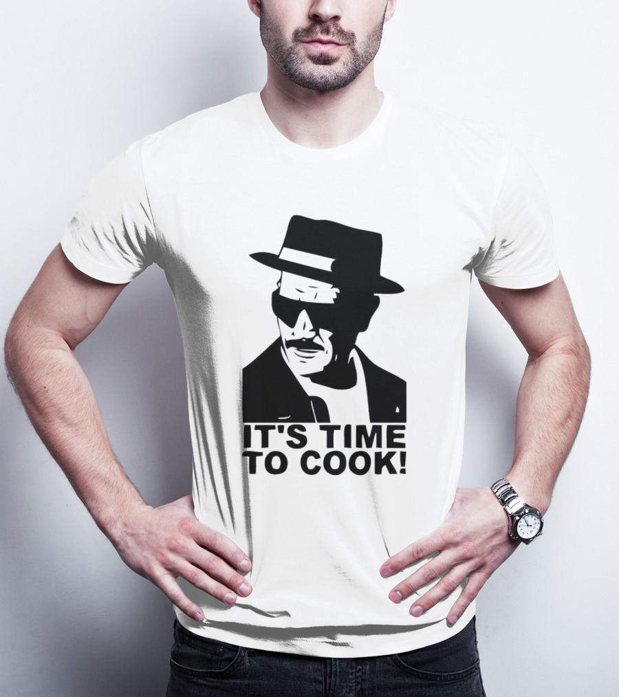 It's Time To Cook Heisenberg Silhouette Breaking Bad T-Shirt